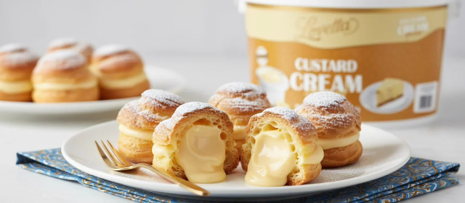 Custard Cream Puff Pastries – Lovetta